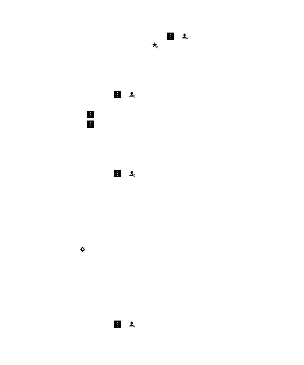 Zobrazení adresy kontaktu na mapě - BlackBerry Leap