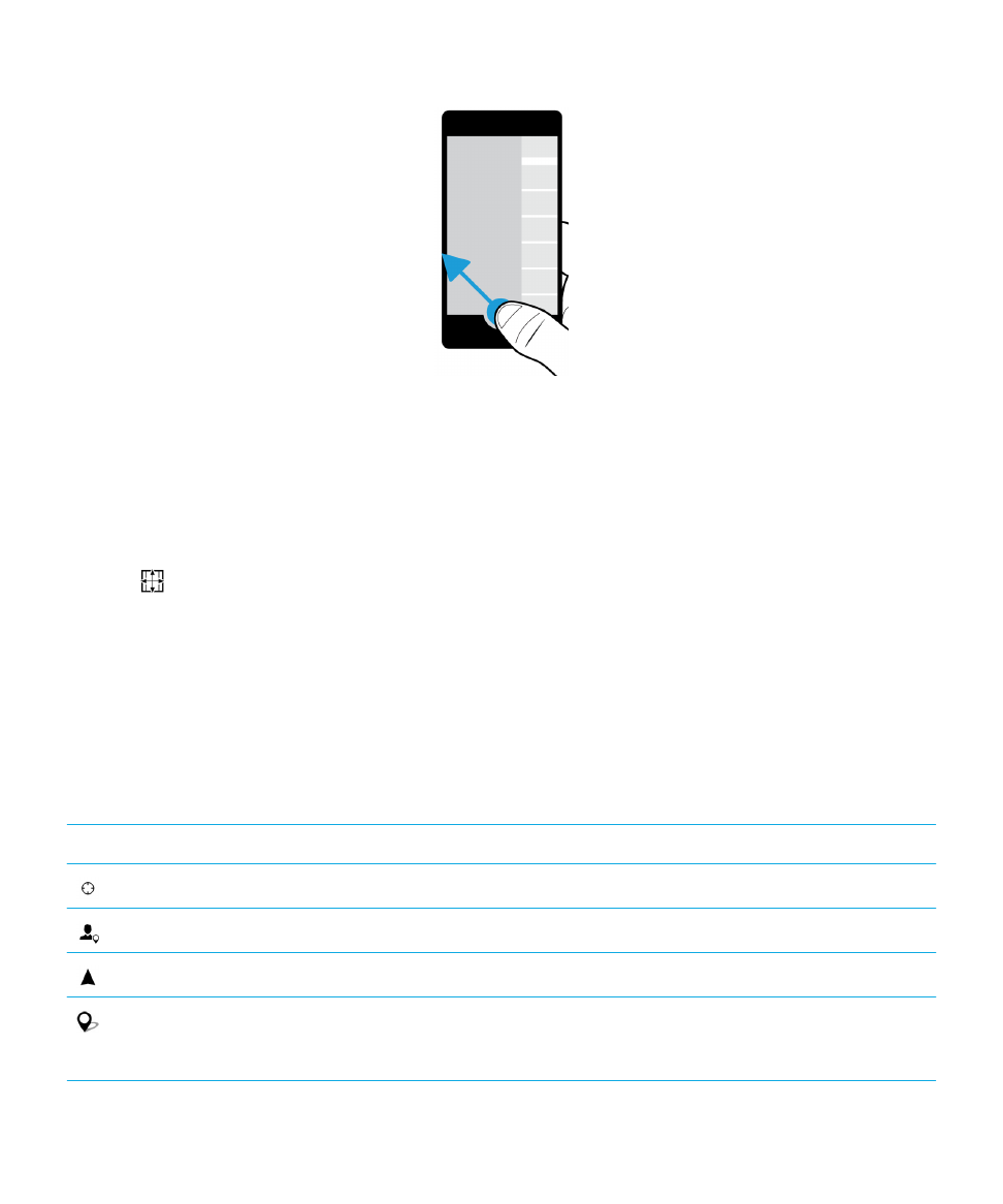 BlackBerry Maps icons - BlackBerry Leap