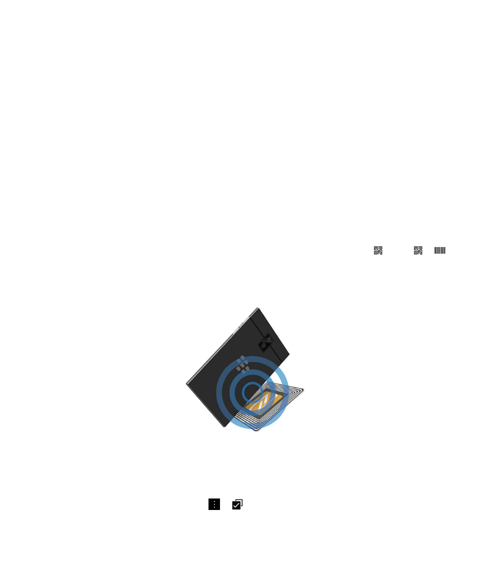 Escanear un QR Code, un código de barras o una etiqueta NFC ...